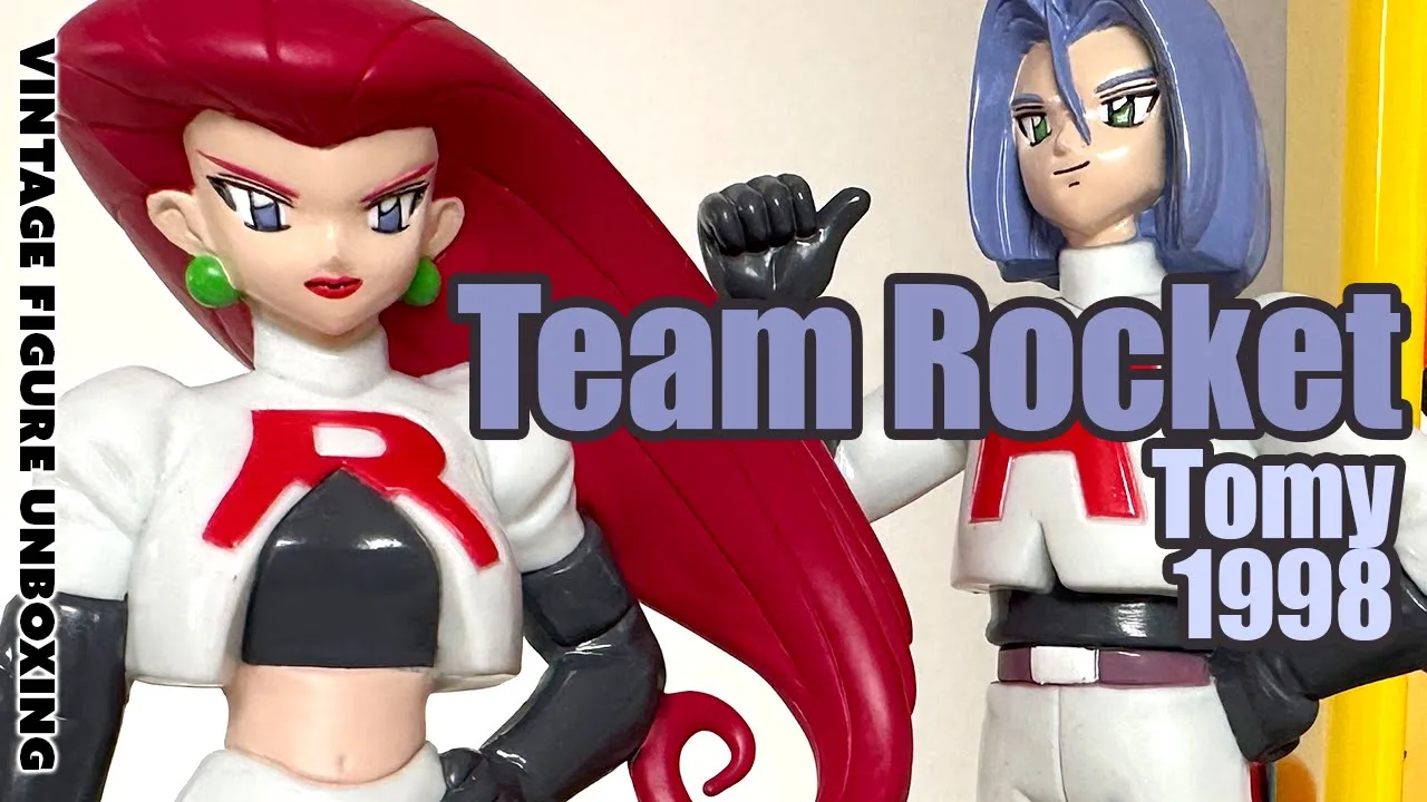 Team Rocket | Vintage figures Tomy 1998 unboxing | Jessie & James ...